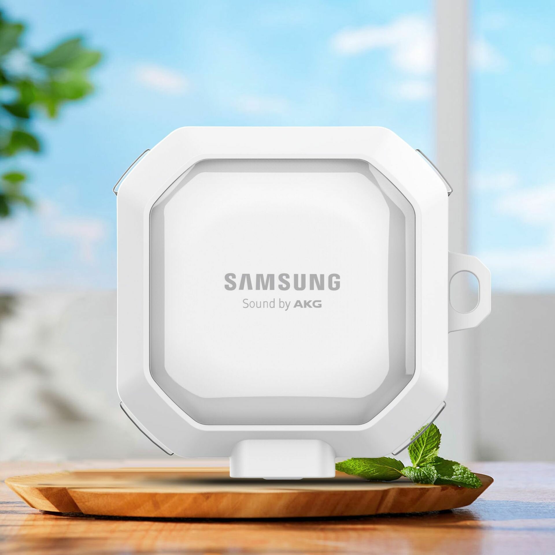 Применимо для Samsung Galaxy buds live/pro/2pro/FE Bluetooth наушники чехол прозрачный с переключателем Ясность_Samsung