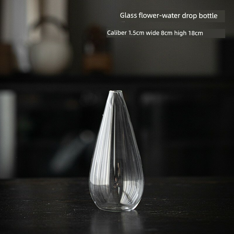 Декоративная ваза в японском стиле с синими цветами для гостиной, для цветочных композиций, для живых цветов,