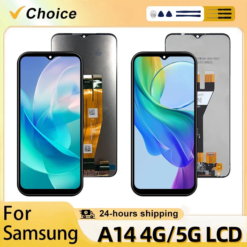 6,6-дюймовый IPS LCD-дисплей A146P Для Samsung Galaxy A14 4G/5G С Цифровым Сенсорным A14 4G No frame