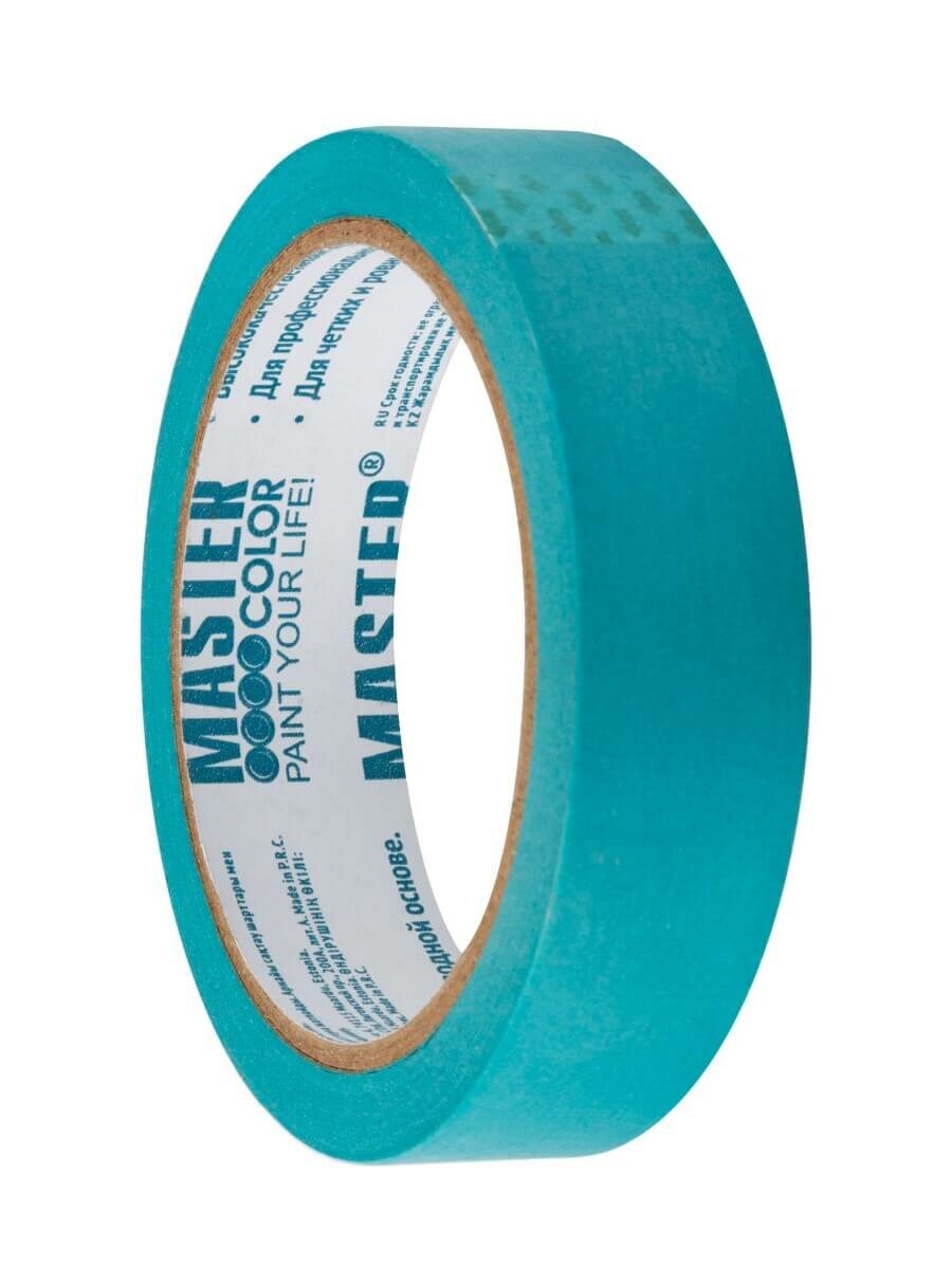 Лента малярная деликатная голубая Master Color 30-6132 (24мм*25м)