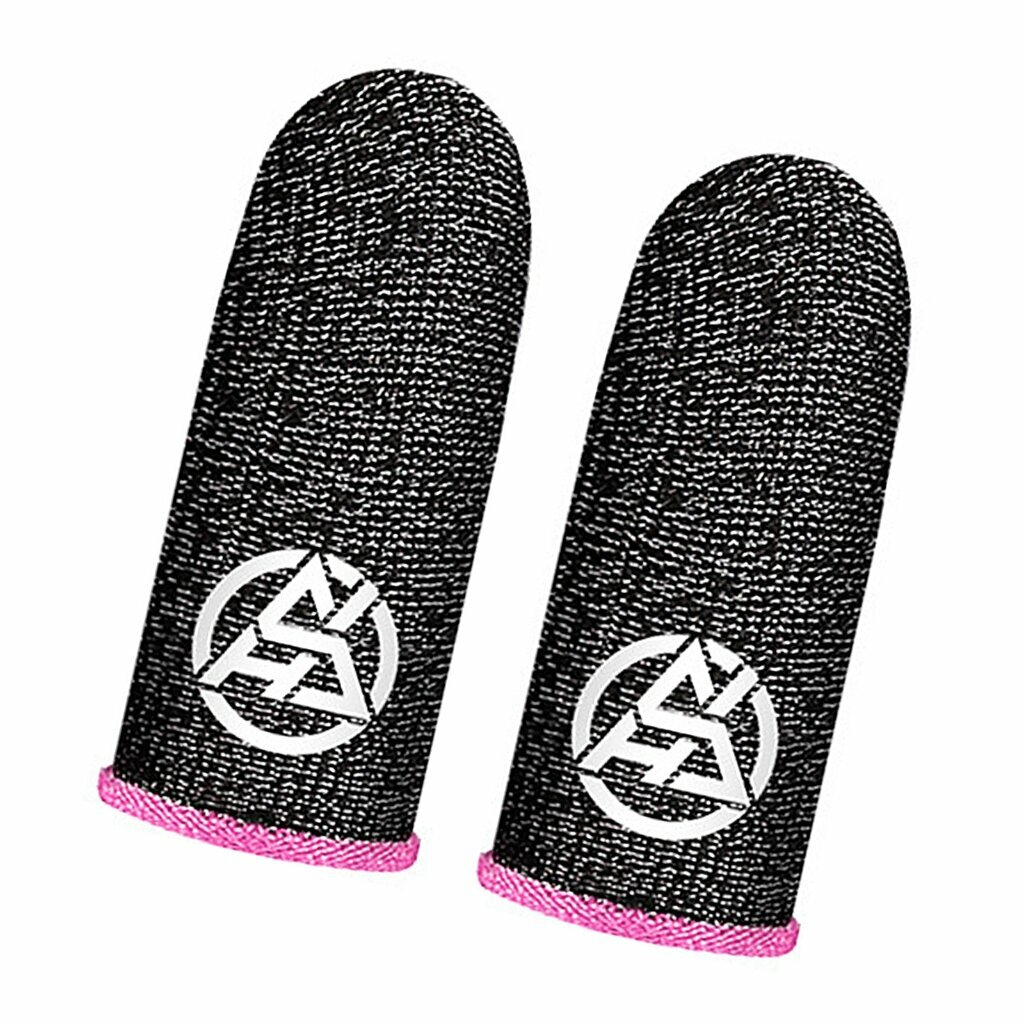 Гибкие светящиеся проводящие напальчники для игр, антипотовые и антискользящие 1 пара