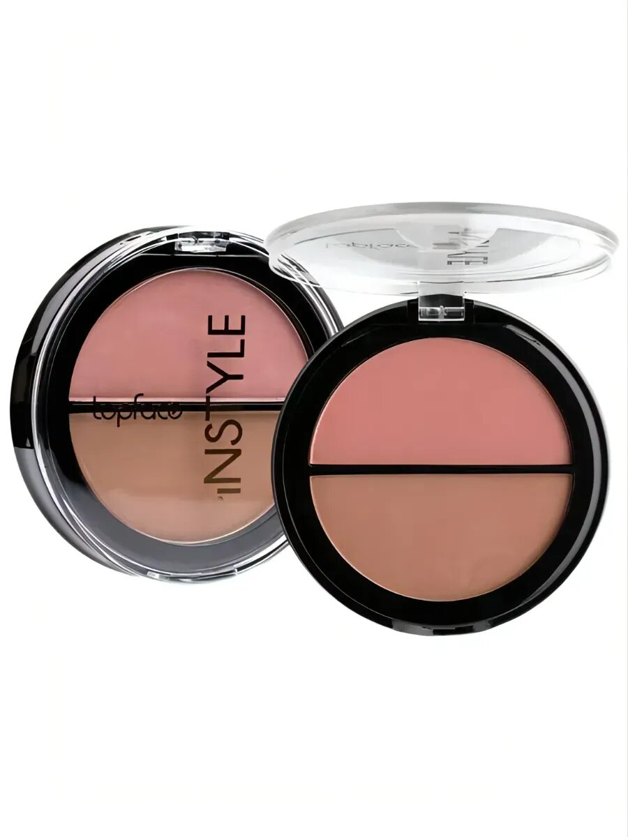 Румяна Topface Instyle Twin Blush, двойные, для лица, тон 006