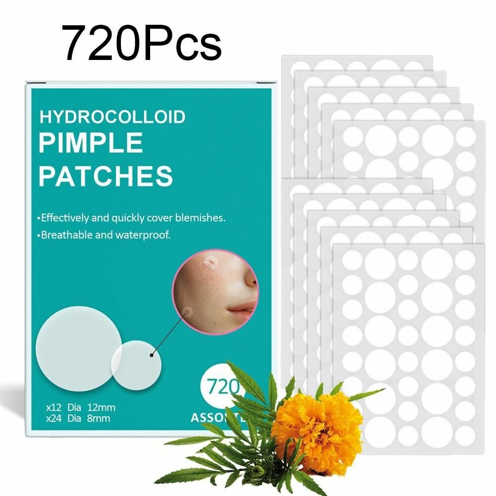 Патчи от прыщей гидроколлоидные / наклейки от прыщей в виде звездочек