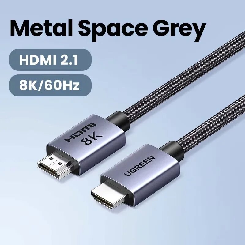 UGREEN HDMI-кабель 8K для PS5 8K Space Grey, 2m