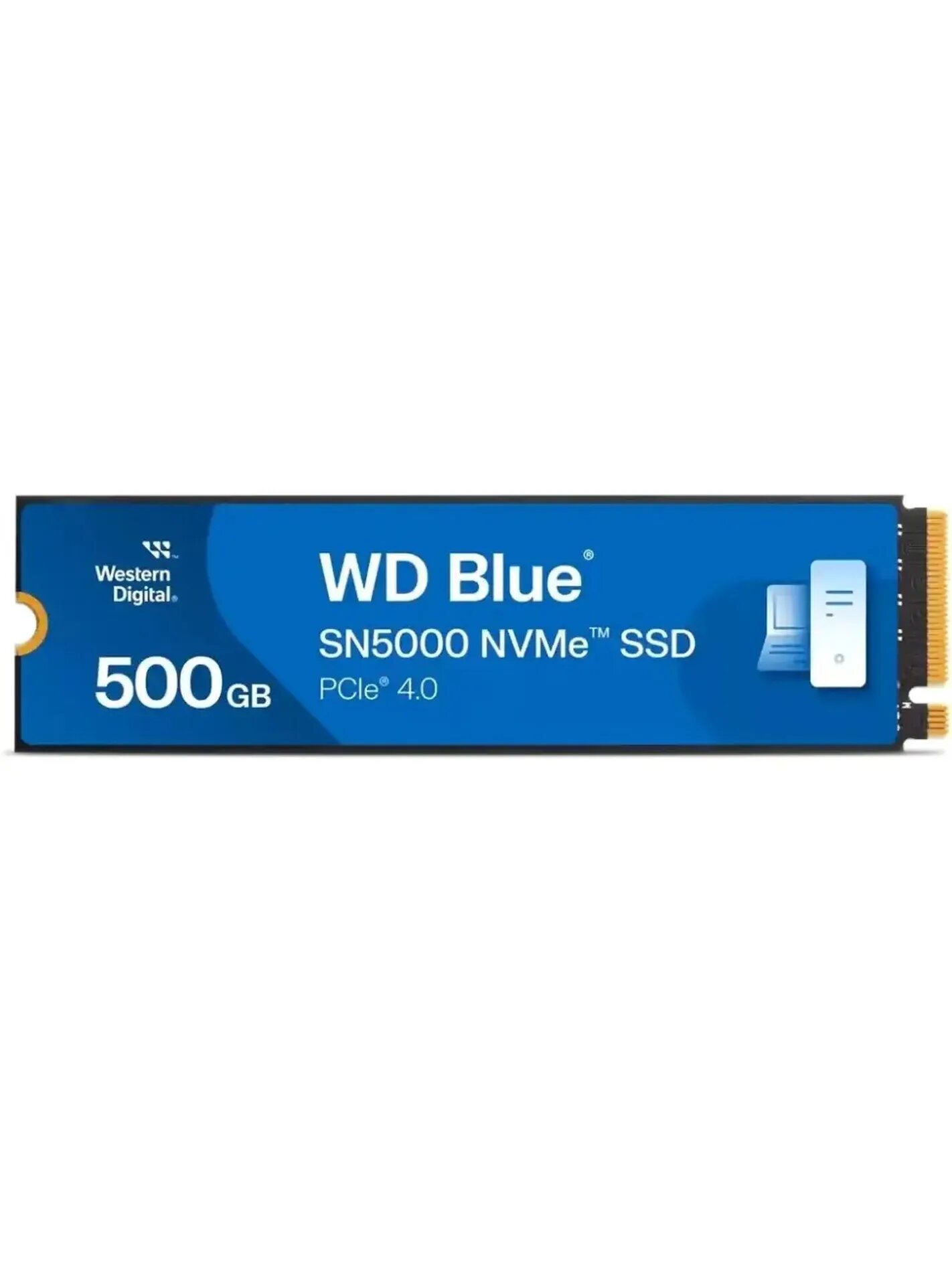 Накопитель SSD Western Digital Blue SN5000 М.2 2280, 4000ГБ, 3D NAND, QLC, PCIe 4.0 x4