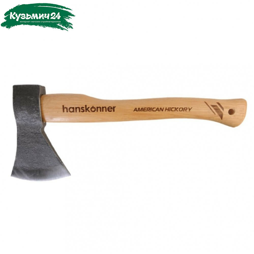 Топор Hanskonner HK1015-02-WD0600 для колки и рубки дерева, 600 гр.