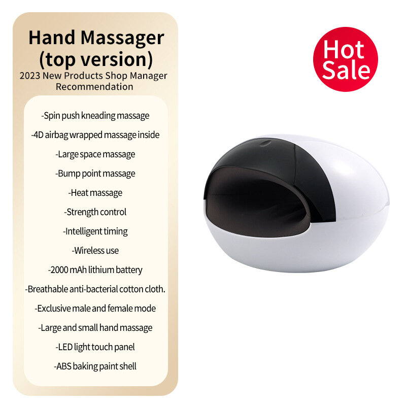Дропшиппинг массажер для рук с подогревом, инструмент для красоты ладони, массажер для пальцев, кросс-бордерный массажер для акупунктурных точек