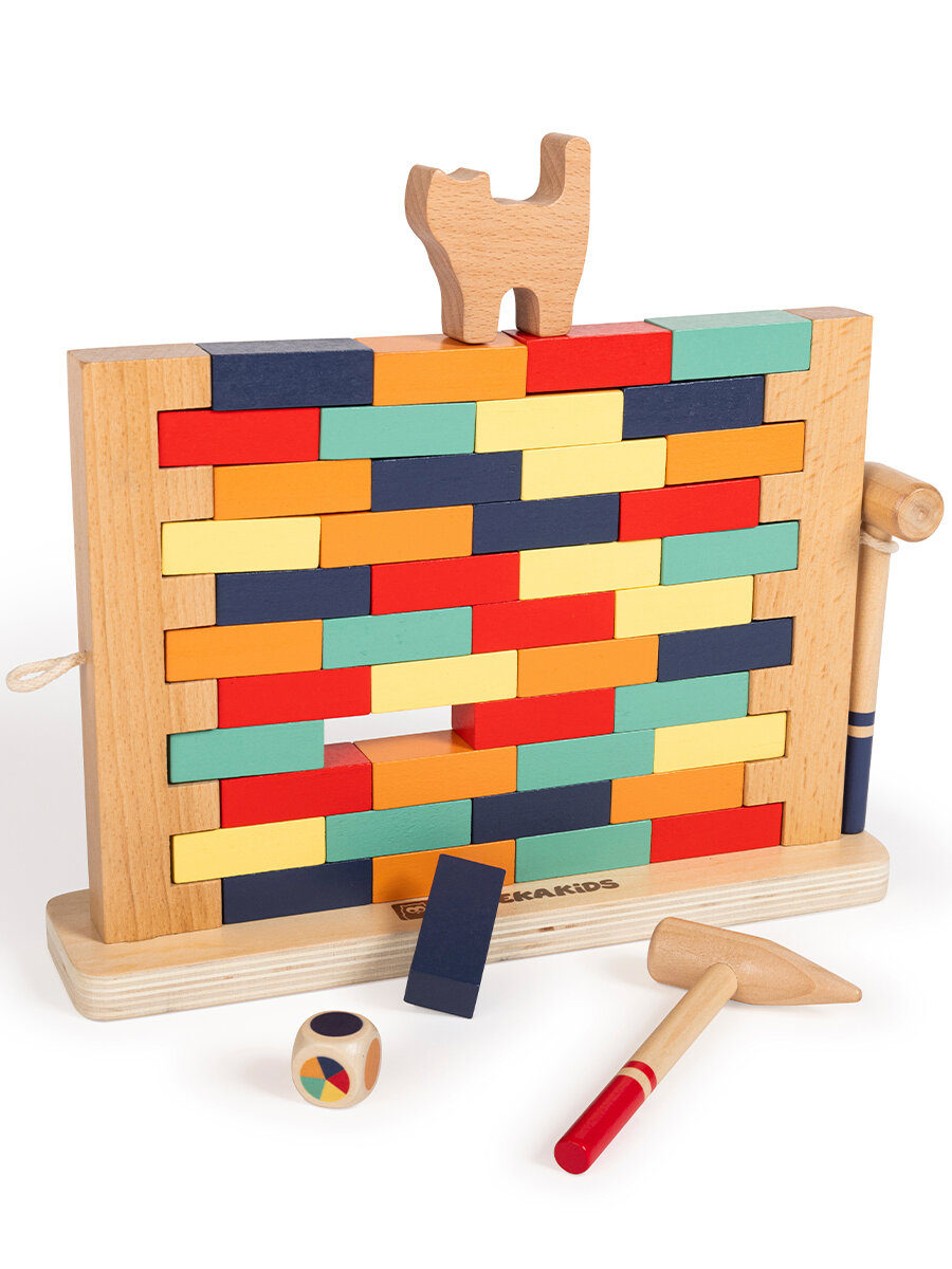 Головоломка Hape "Играем Вместе" "Спаси кота!", деревянный набор, для 2 игроков от 3 лет