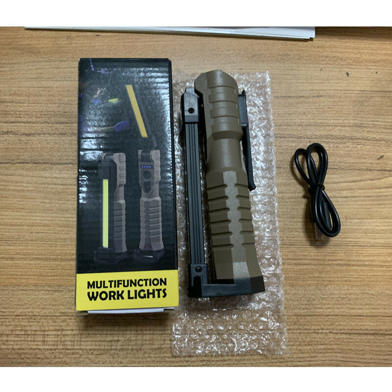 FT20 складной рабочий свет двухсторонний COB яркий фонарик светодиодный ремонт FT20 Хаки