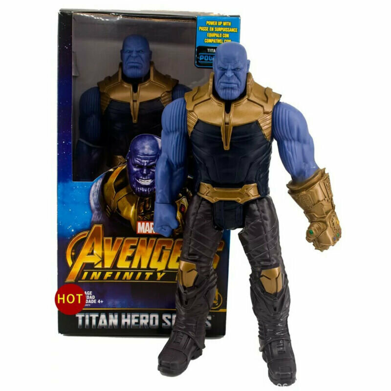 Thanos Avengers Action Figures Infinity Superheroes Marvel Детский подарок игрушки (черный)