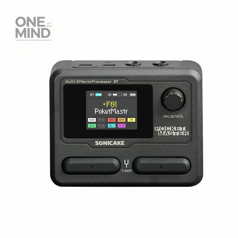 Гитарный усилитель sonicake qme-10bk pocket master; с ir моделированием кабинета и выходом на наушники; портативный усилитель для гитары и баса; для дома, репетиций и улицы