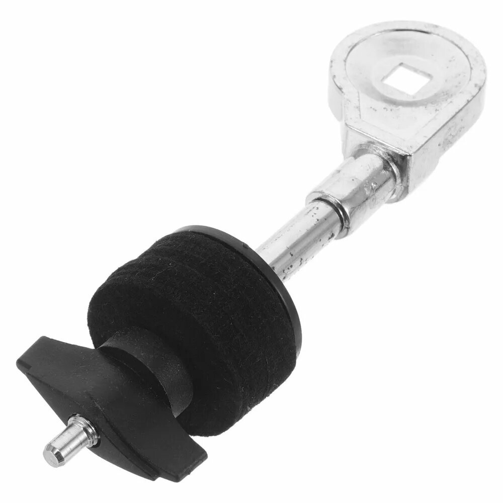 Черная металлическая стойка для тарелок с опорой для барабанов для концертов и репетиций