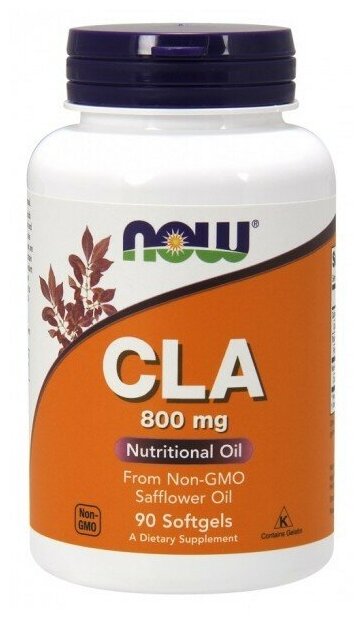 NOW CLA 800 mg 90 капсул