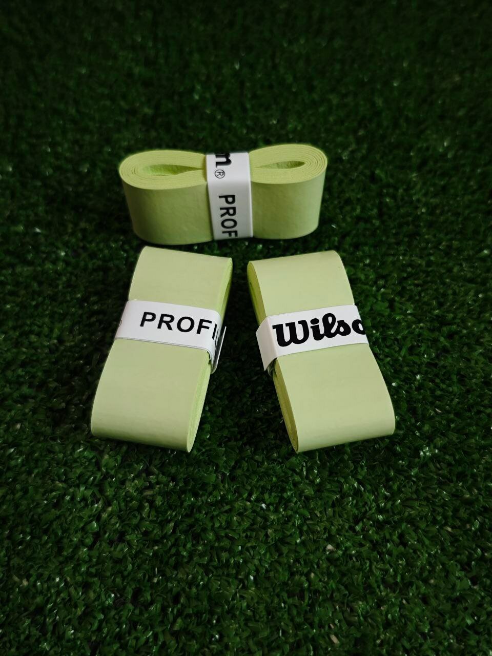 Намотки Wilson для теннисной ракетки светло-зеленые (3шт.)