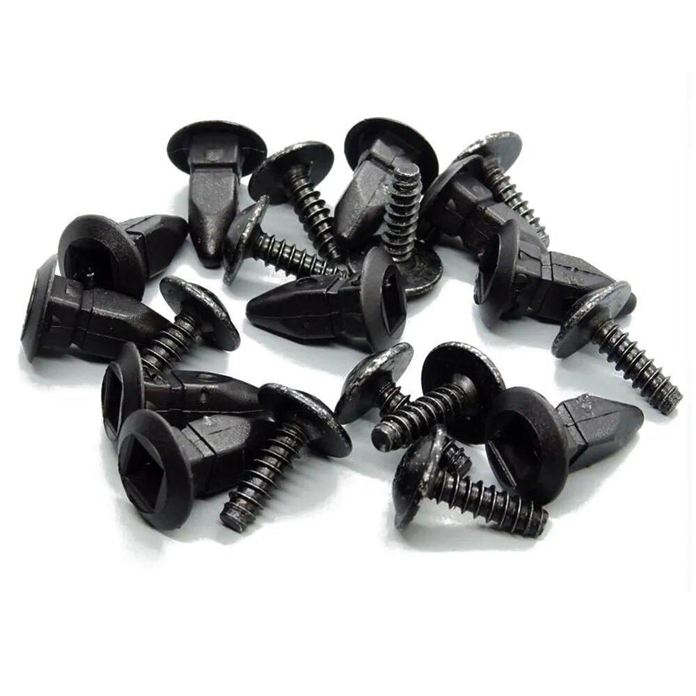 10 комплектов Винтов Для Брызговика N90821401 N90775001 Для Облицовки Арки и Втулки Для VW Audi