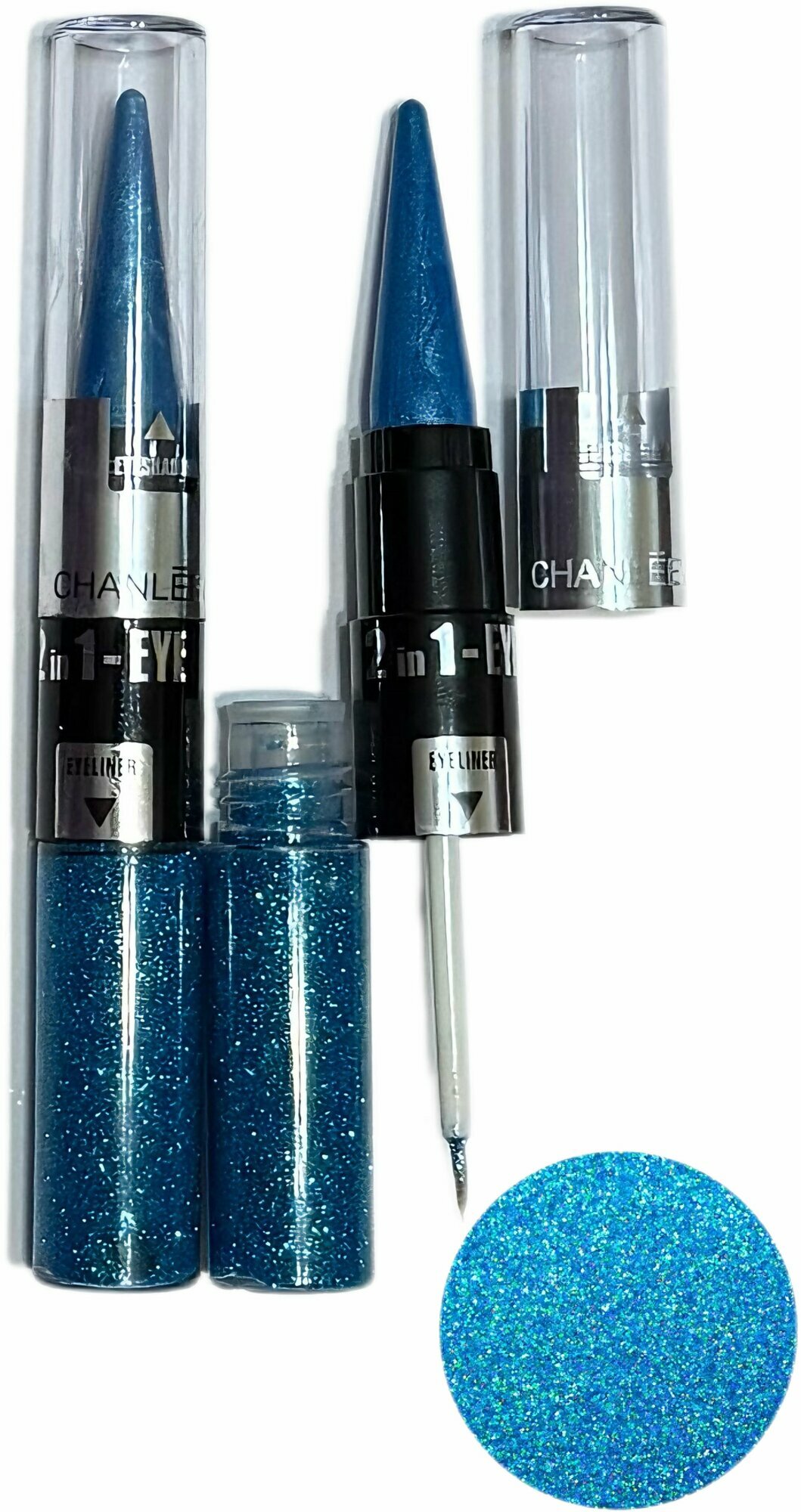 Chanleevi Подводка для глаз Eyeshadow Eyeliner Голубая 6 мл