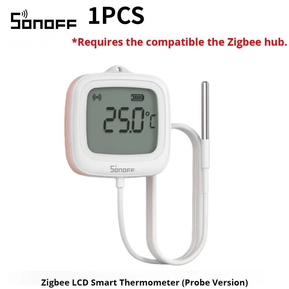 SONOFF SNZB-02LD Zigbee термометр с зондом SNZB-02LD(1PCS)