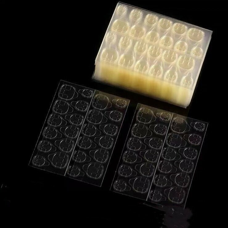 Двусторонняя клейкая лента для типс, наклейки для крепления накладных ногтей