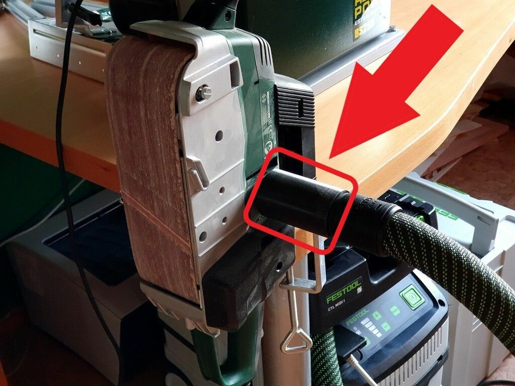 Адаптер пылеотвода на шлифмашинку Bocsh PBS 75 AE