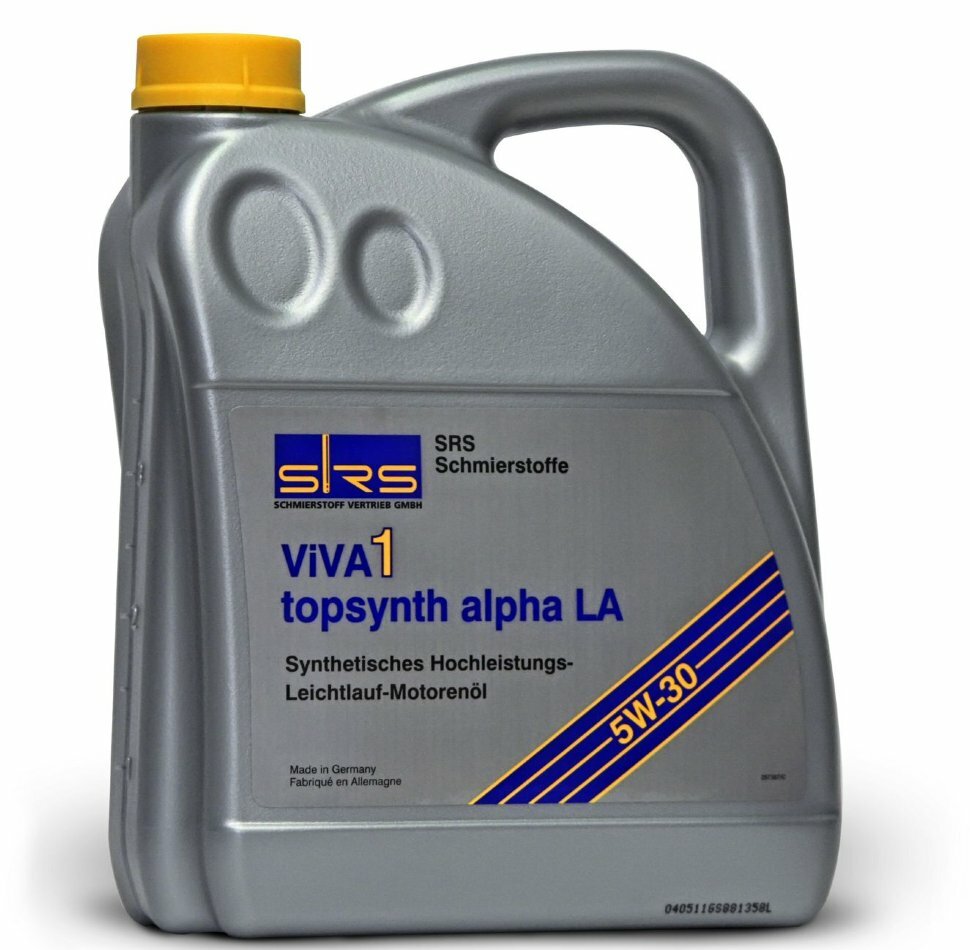 Масло моторное SRS VIVA 1 special MS/LMS 5W30, А5/В5 , С2 CM/CF, синтетика, 4 литра VIVA 1 special LMS4л синтА5/В5C2 4033885001011