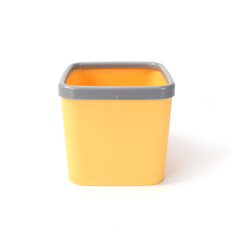 Производитель квадратного домашнего настольного маленького мусорного ведра для кофейного стола, кабинета, гостиной, мини-корзины для мусора без крышки, оптовая продажа