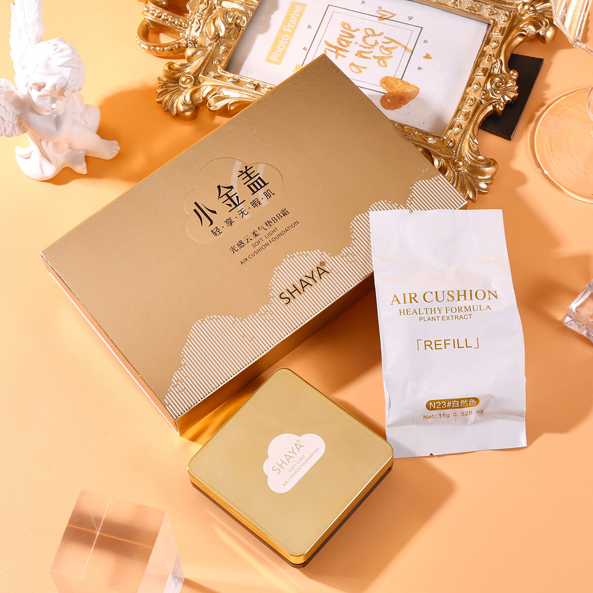 Новый SHAYA Light Cushion BB Cream с заправкой, консилер, увлажняющая основа, не липкая S251