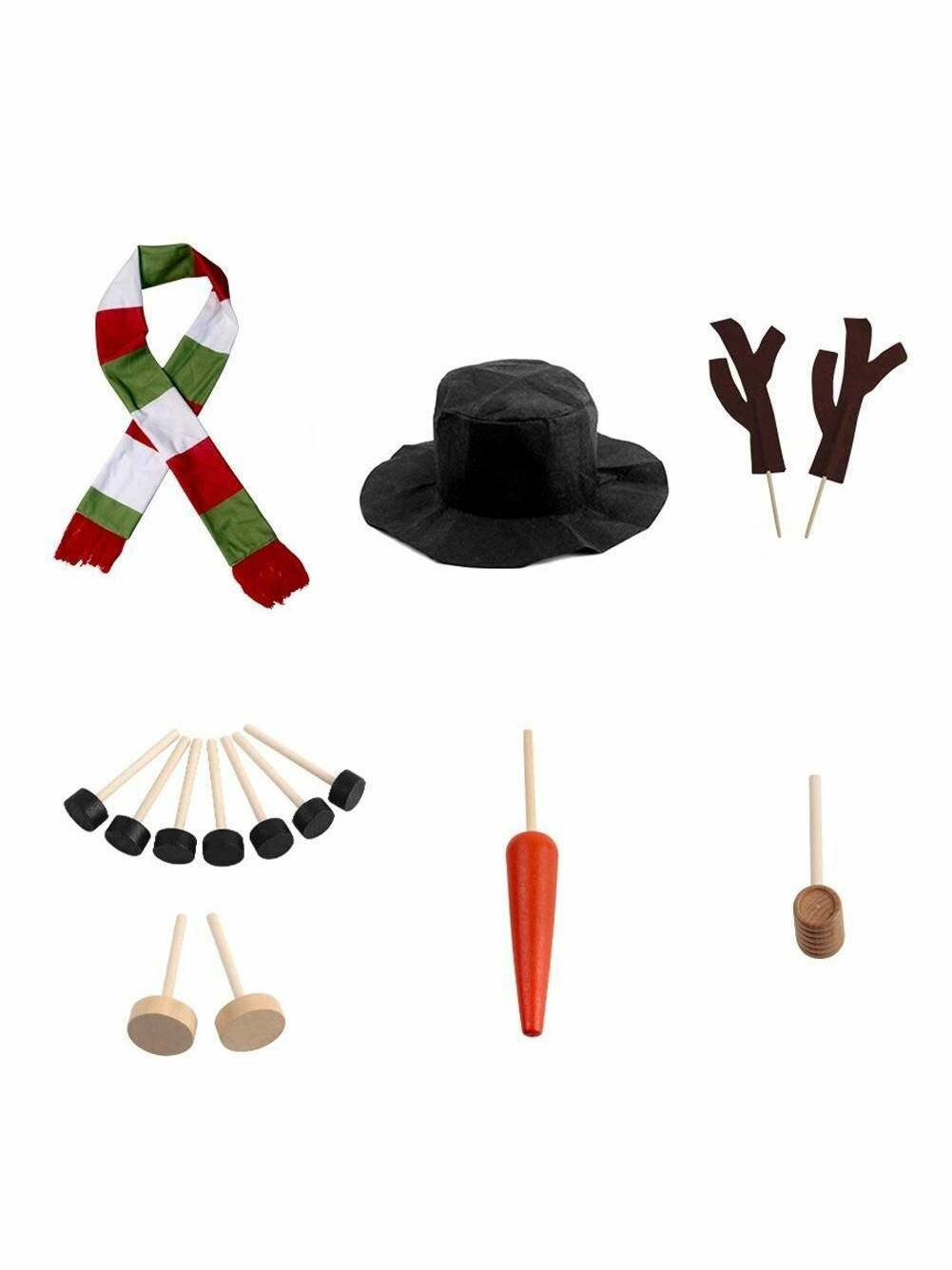 Набор для лепки снеговика