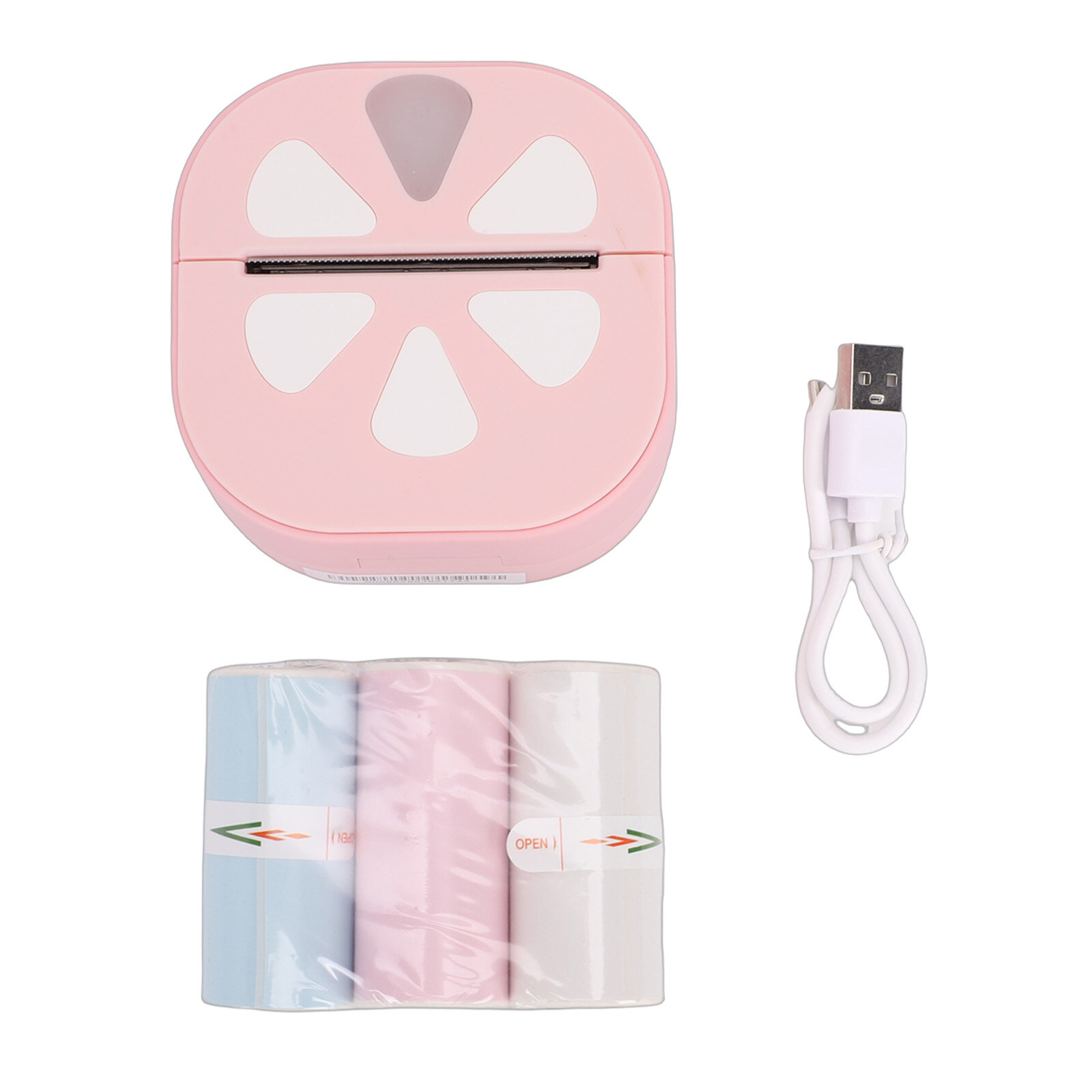 Мини-принтер для наклеек, карманный портативный термопринтер, машина для изготовления этикеток, без чернил, Bluetooth для дома