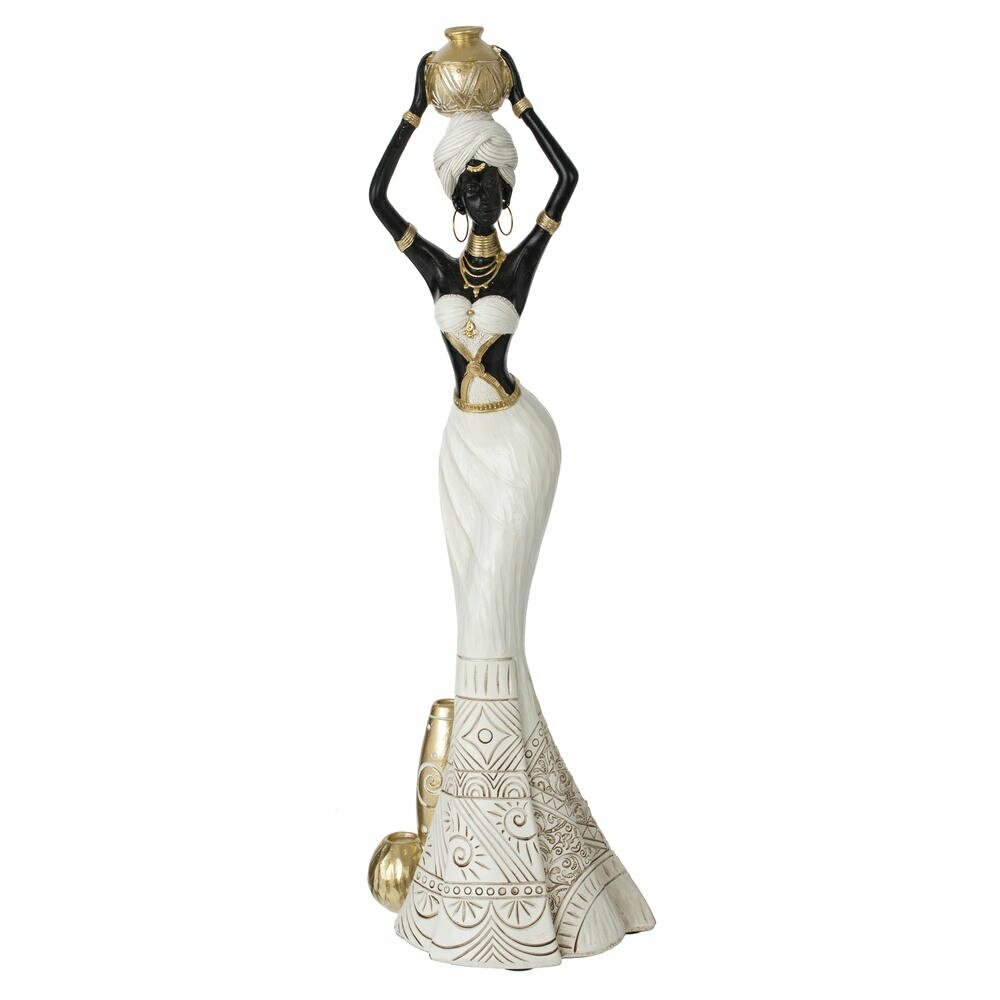 Фигурка декоративная "Африканка", L13,5 W8,5 H40 см