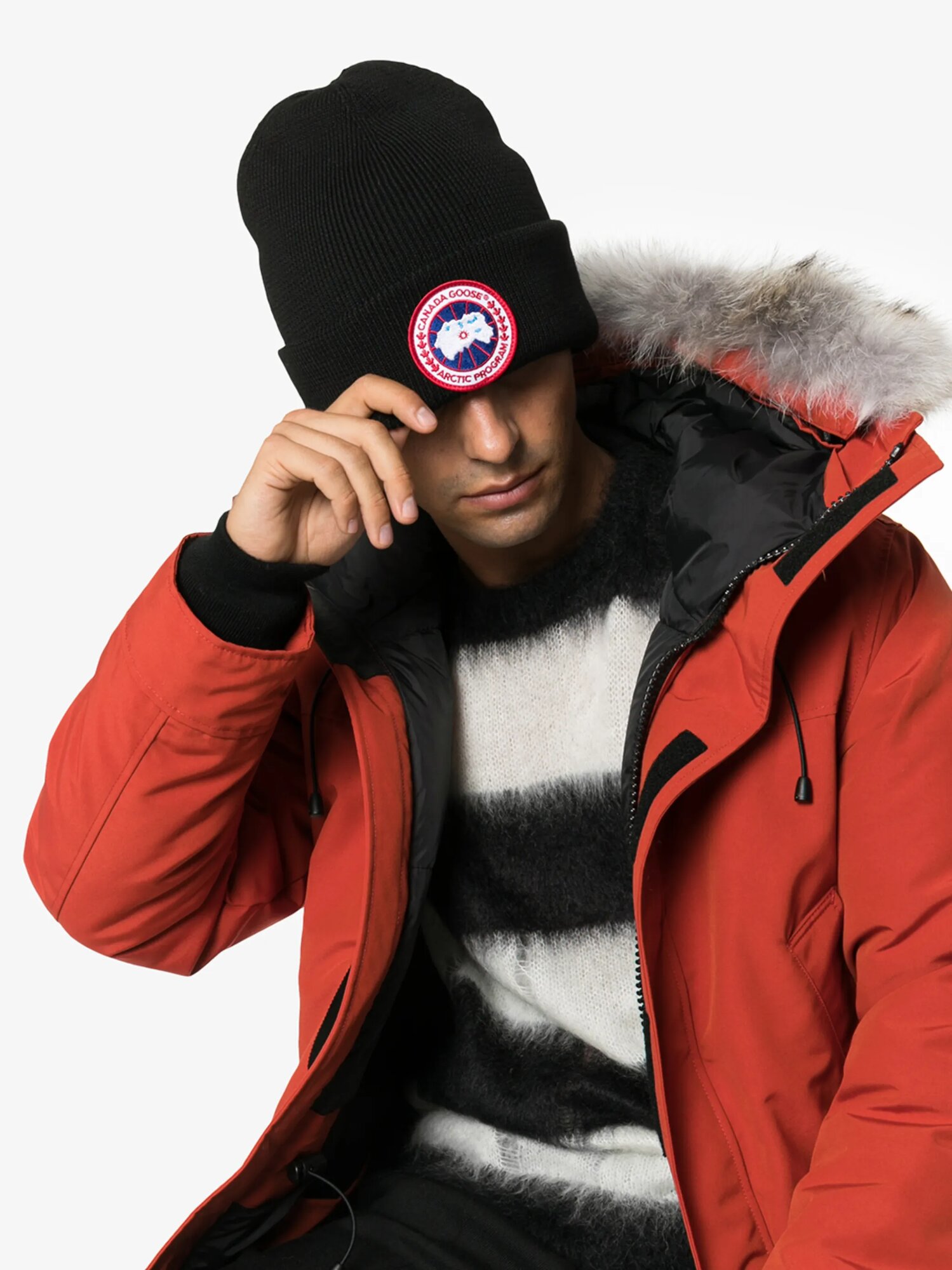 Бейсболка CANADA GOOSE для мужчин, размер OneSize, черный — фото 1