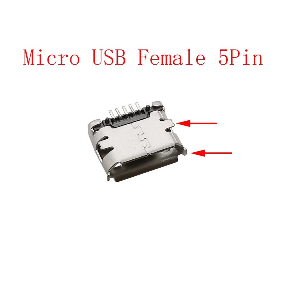 Micro USB разъем для пайки ALLiSHOP Style3-10Pcs
