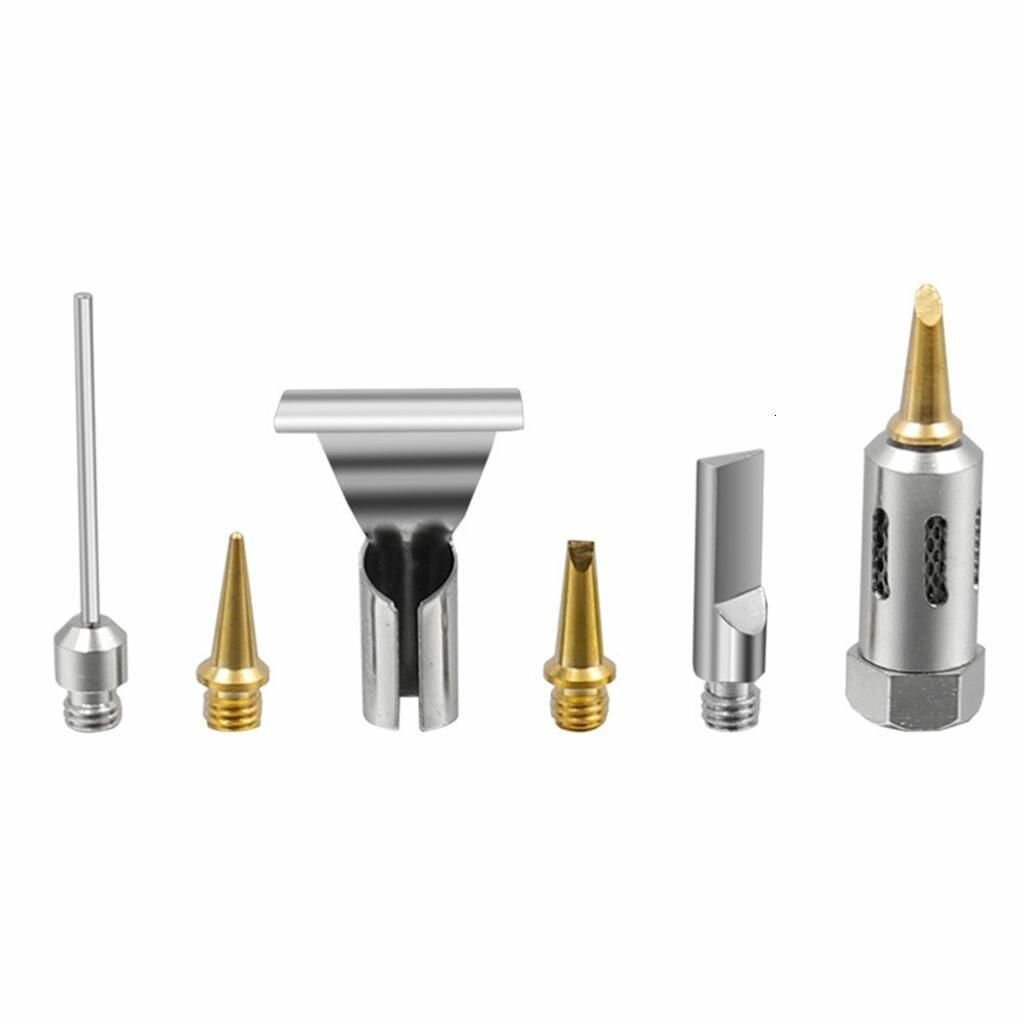 Набор газового паяльника без проводов для DIY, Набор из шести частей