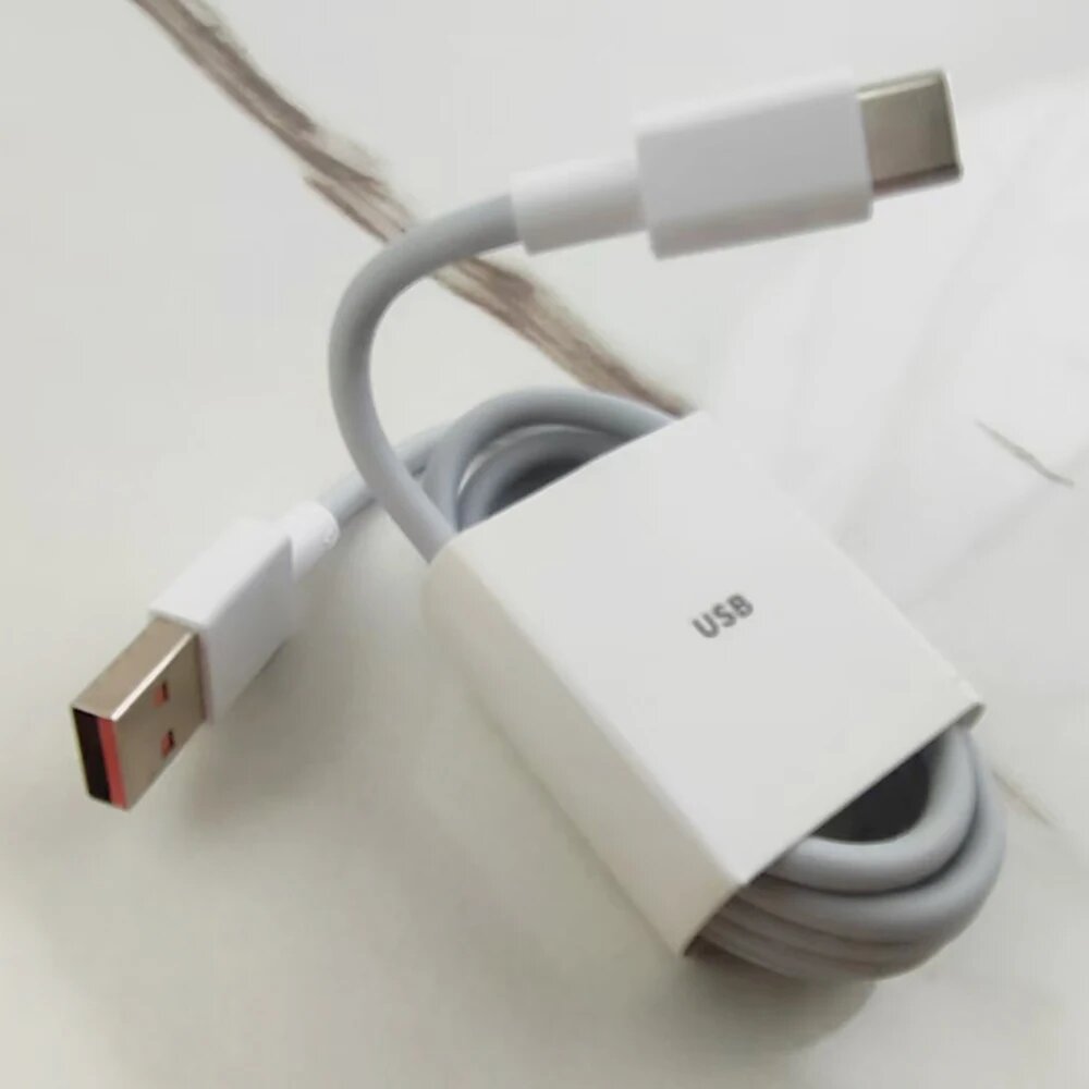 Оригинальный кабель USB Type-C Xiaomi 100W 6A для быстрой зарядки Turbo Charge 1M Without Box