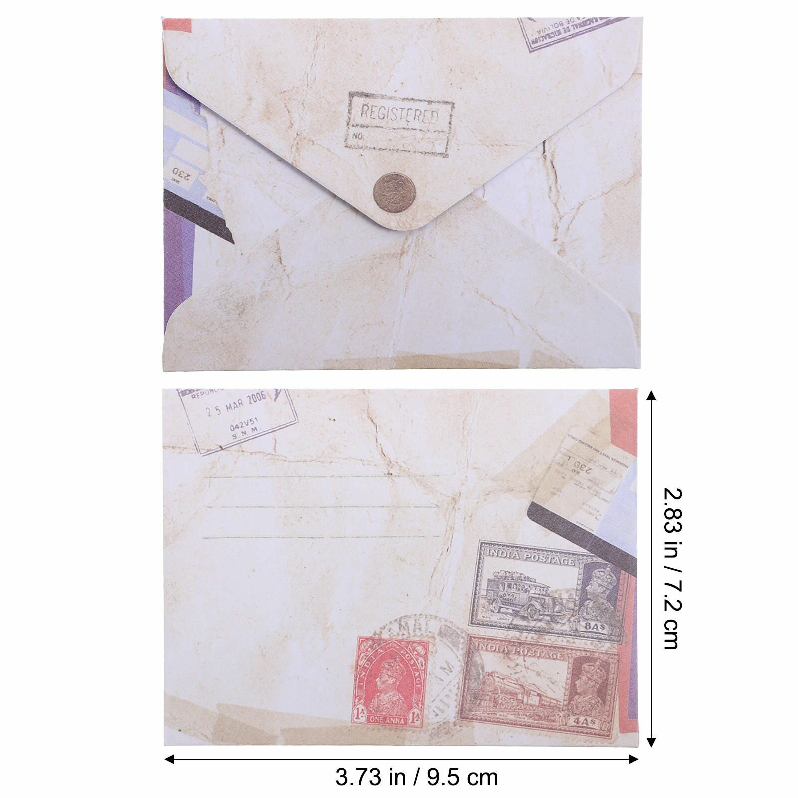 Набор Ретро-Конвертов Для Создания Атмосферы 60 Шт 9.50X7.20X0.10Cm