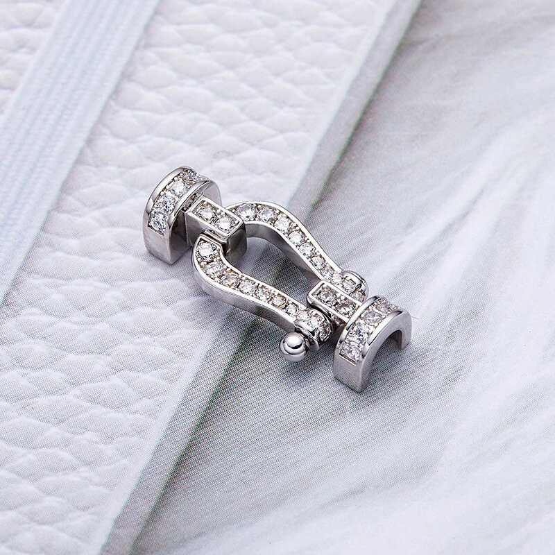 Браслет с пряжкой в виде подковы, красный веревочный браслет, парный стиль для мужчин и женщин, браслет на год зодиака, удачный стальной проволочный браслет, DIY браслет