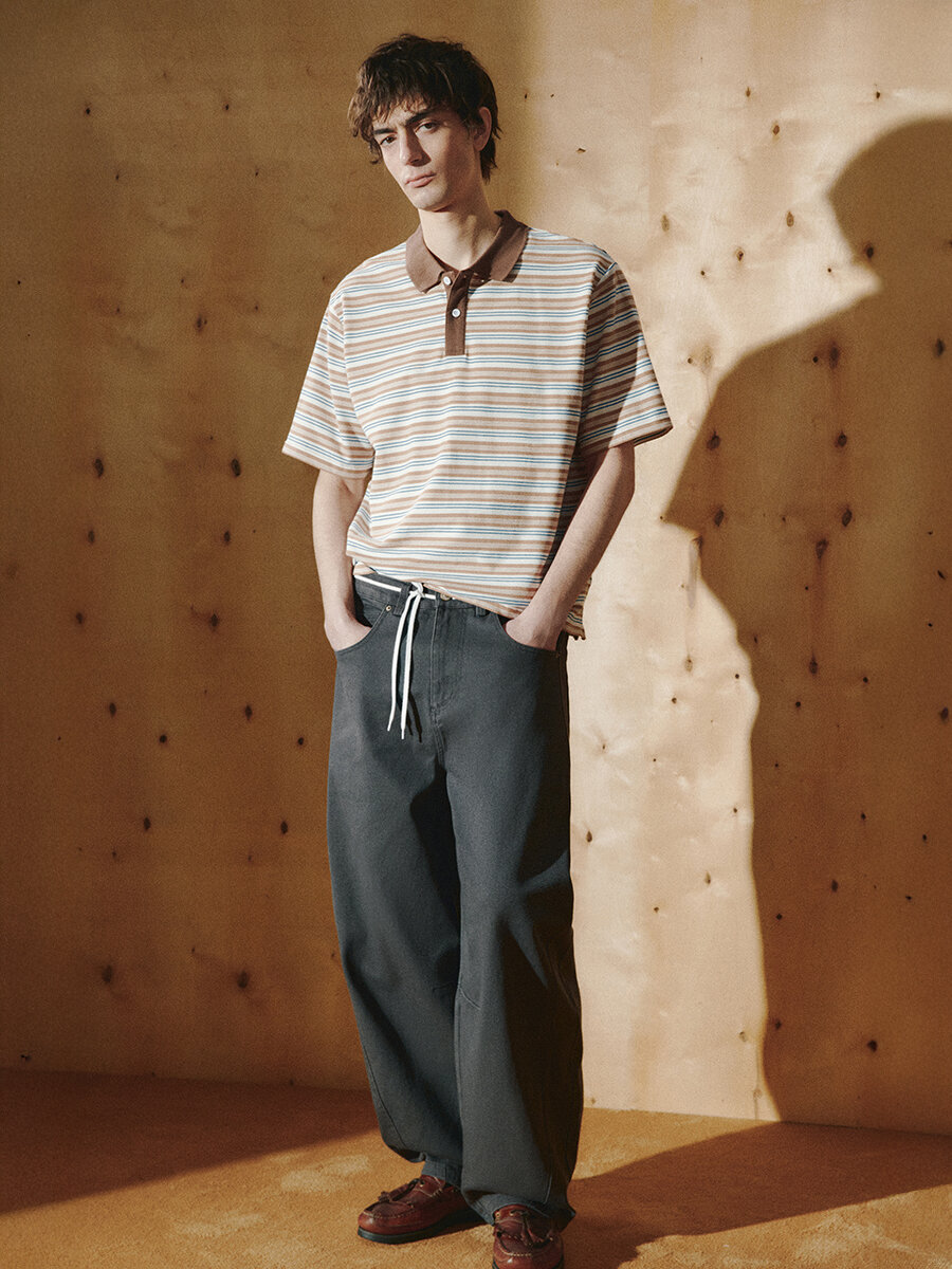 Джинсы широкие basic 