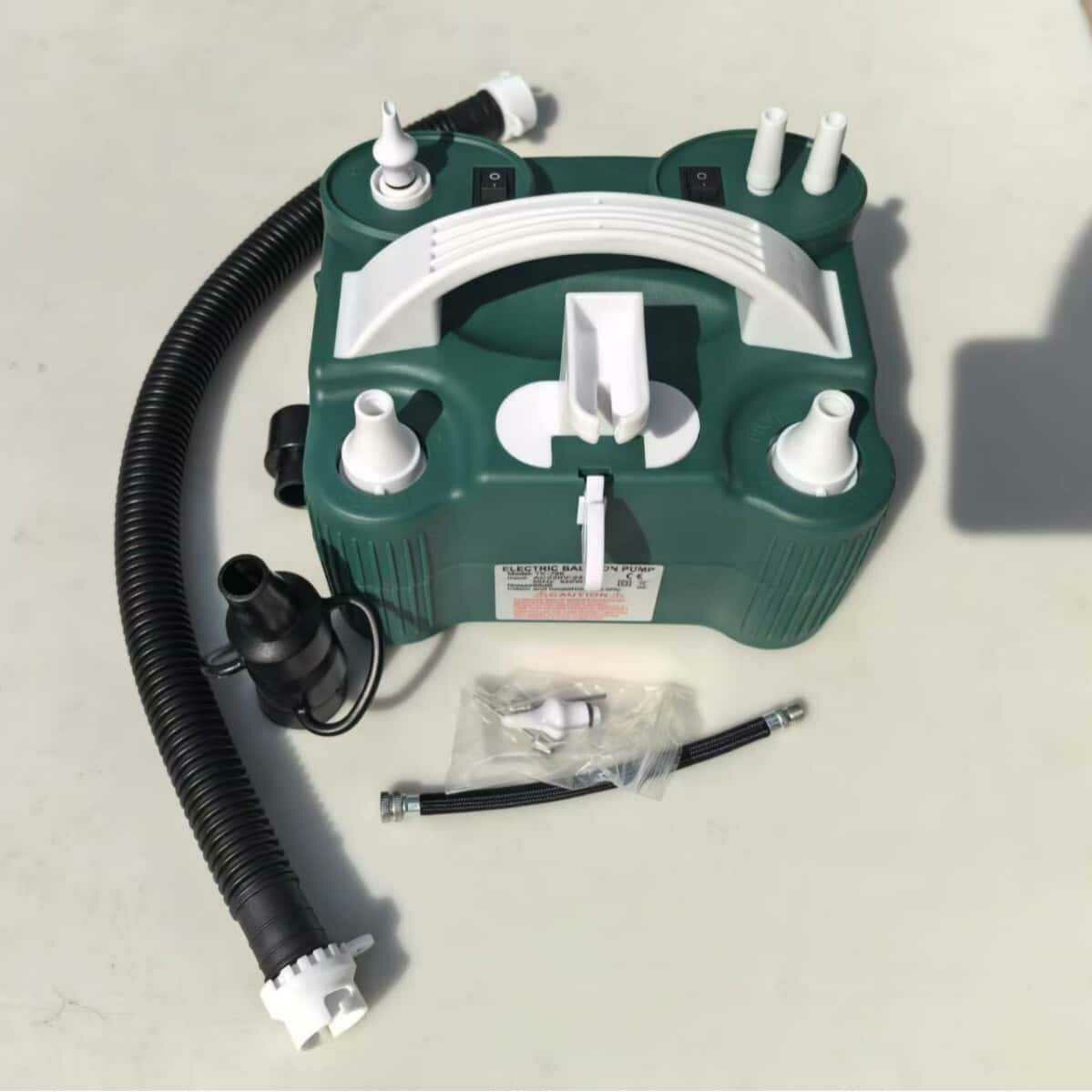 Новый длинный электрический насос для шариков с двойным отверстием и двойным слоем, портативный электрический насос для шариков Bobo