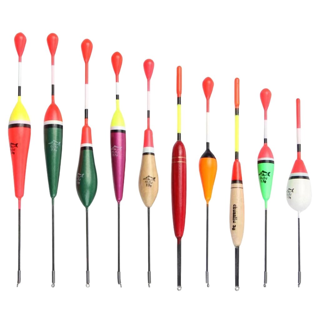 10 шт. набор поплавков для рыбалки овальный пенопластовый поплавок для рыбалки деревянные поплавки для рыбалки