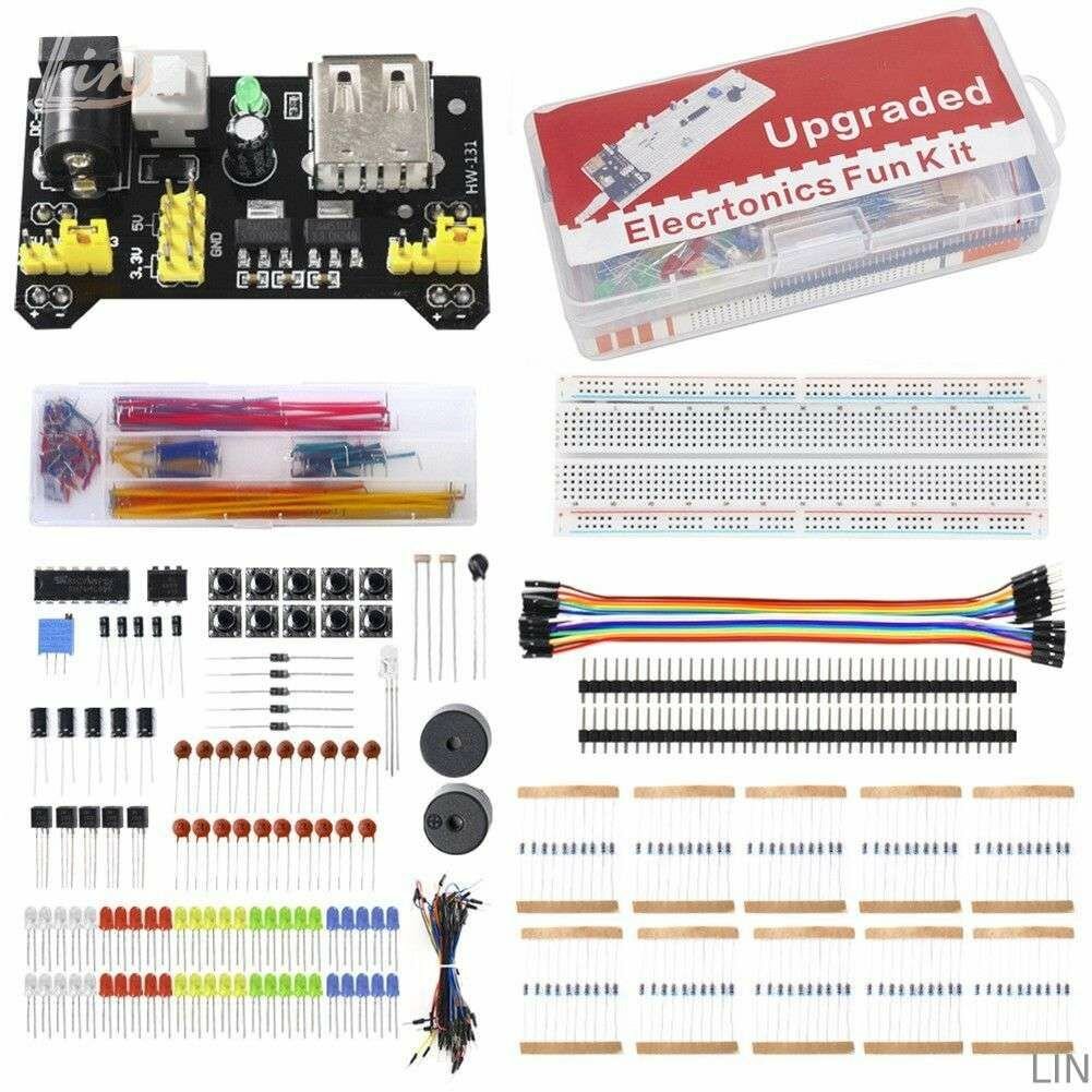 Комплект для стартового набора макетной платы с 830 точками соединения, блок питания LIN