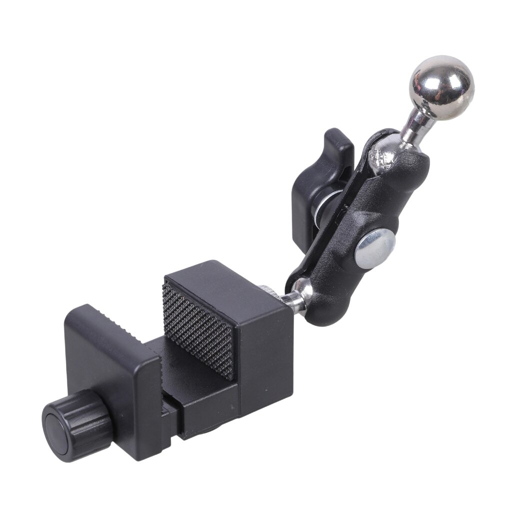 Шарнирный зажим с поворотным креплением 360° и шаровой головкой 17 мм