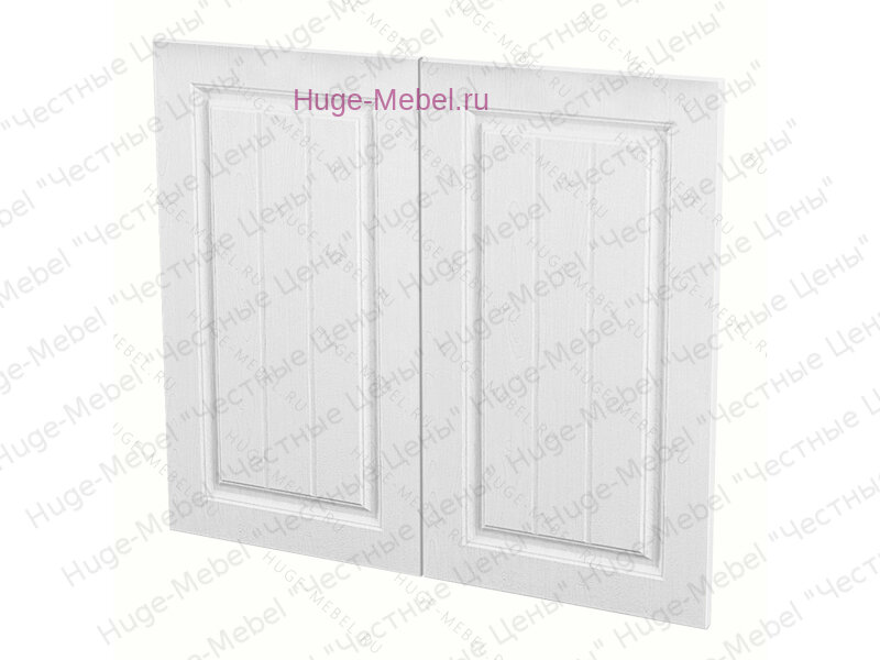 Кухонный фасад Ф-240 белый (Мария) Huge Mebel . Ширина 592 Высота 916. Кухонные фасады