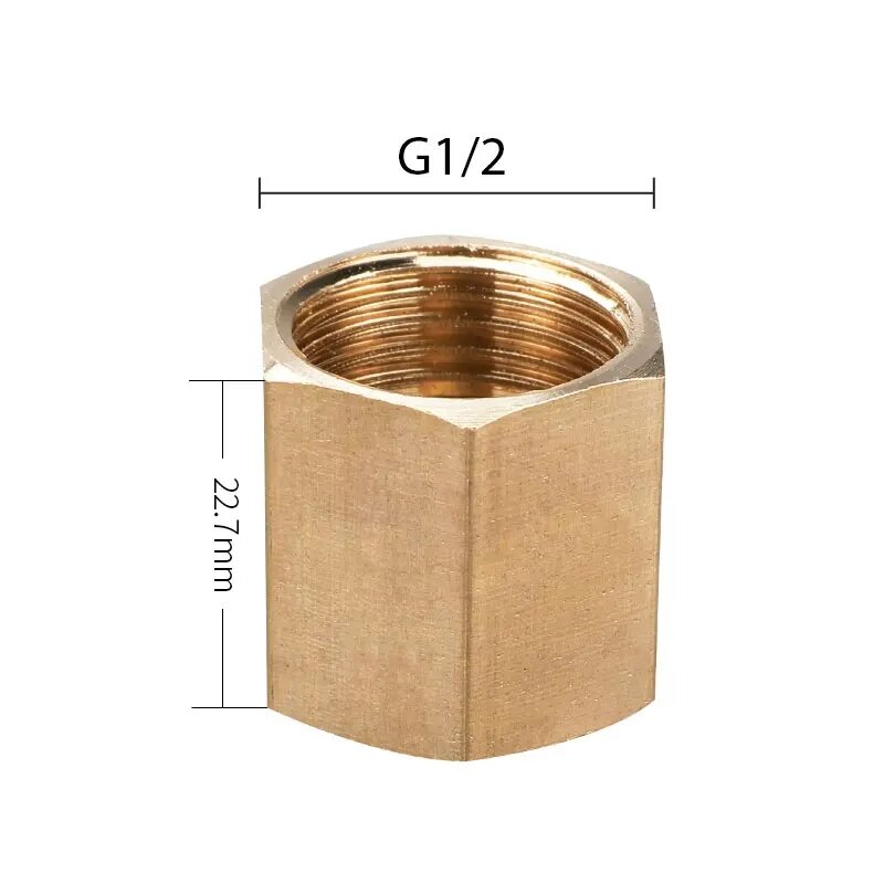 Латунные соединители для труб 1/8", 1/4", 3/8", 1/2", 1" 4
