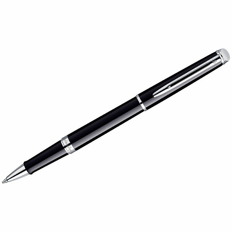 Ручка-роллер Waterman "Hemisphere Black PT" черная, 0,8мм, подарочная упаковка, 180952