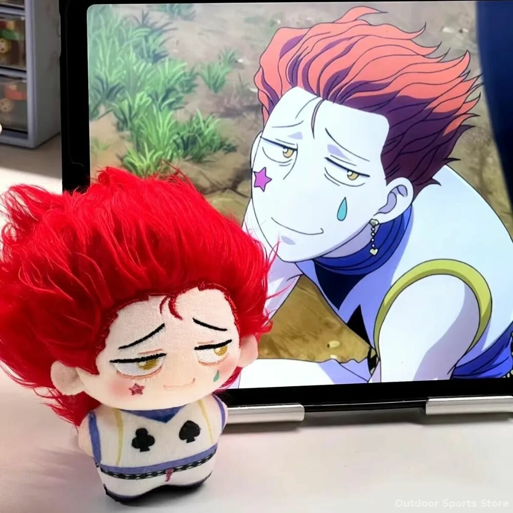 Игрушка мягкая аниме Охотник х Охотник Хисока Морроу ; Hunter x Hunter Hisoka Morow мягкая игрушка антистресс 10CM
