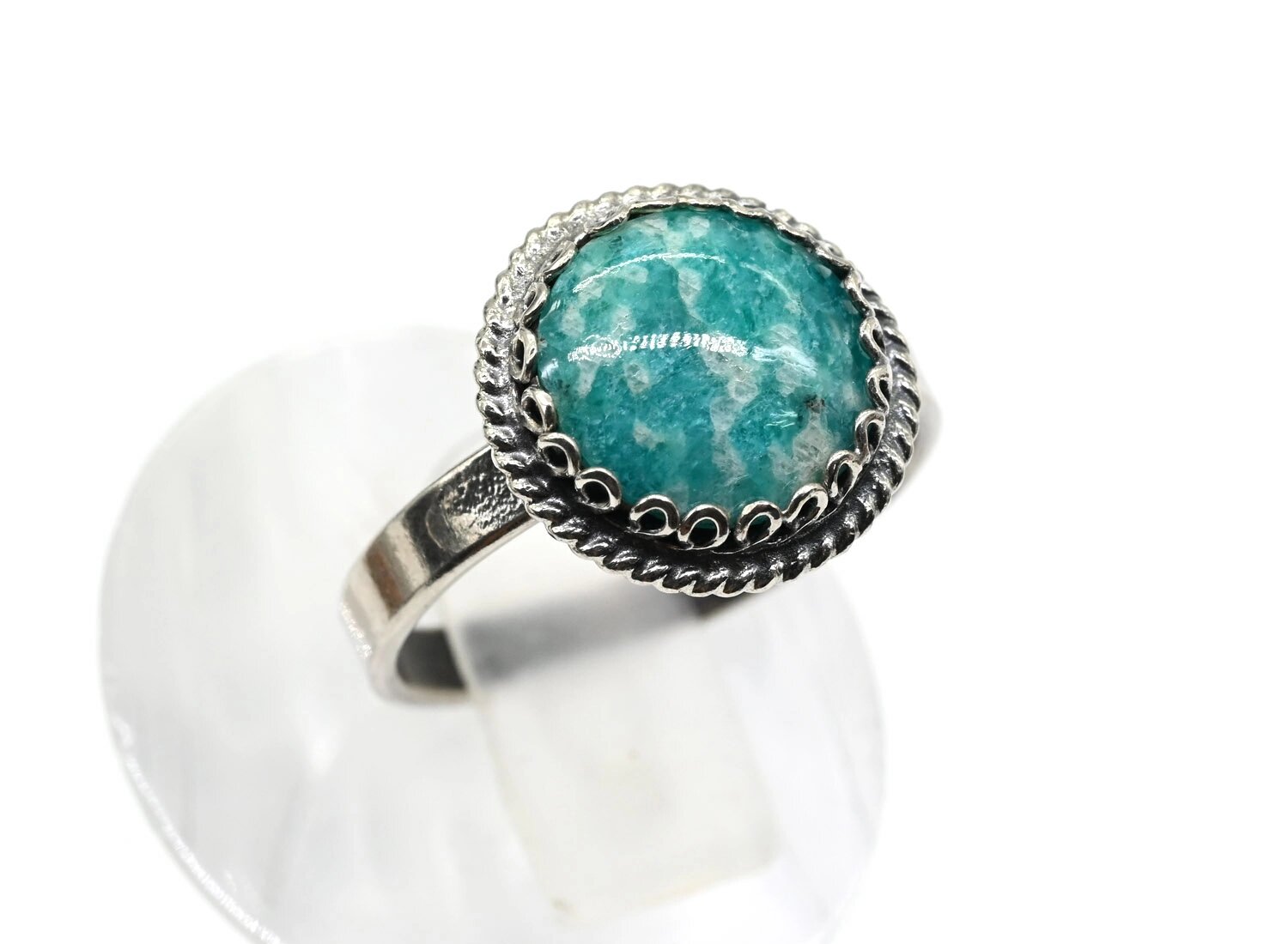 Кольцо, амазонит