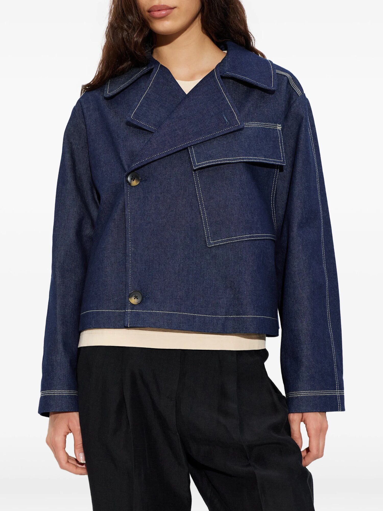 Куртка Paul Smith Buttoned cotton jacket, размер 38 — фото 1