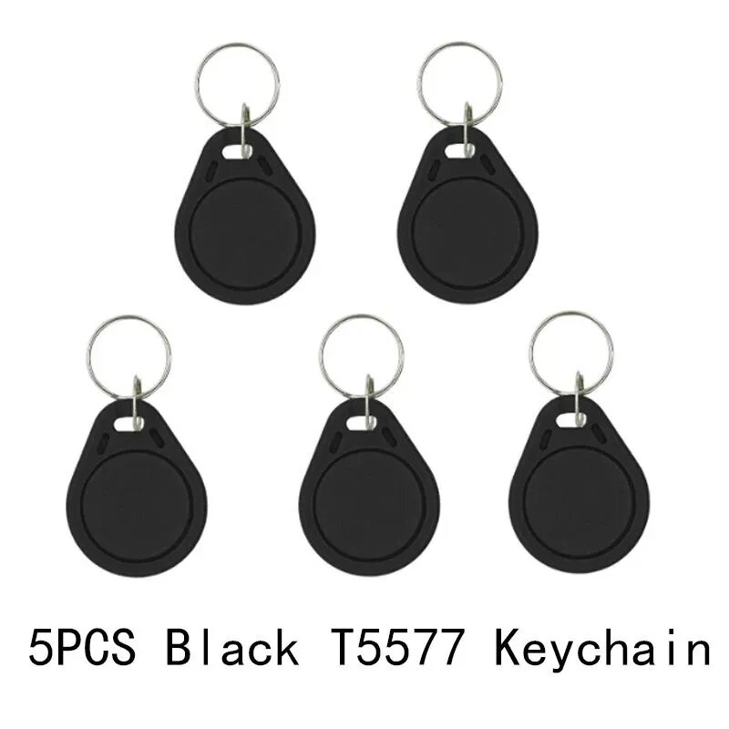 Ключ для домофона Proxy T5577 (5шт) перезаписываемый , магнитный RFID. Частота 125 кГц. Брелок-заготовка для копирования Em-marine