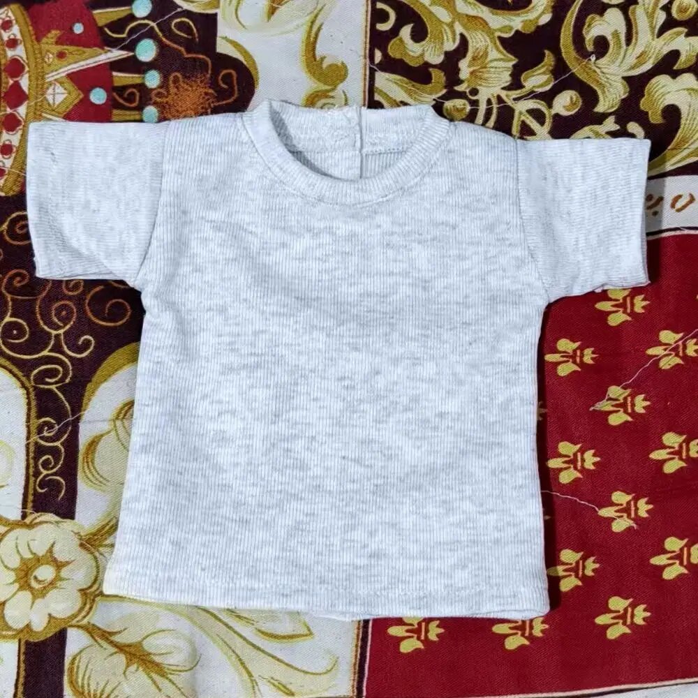 Футболка GSF для куклы 1/3 1/4 1/6 light grey, for 45cm doll