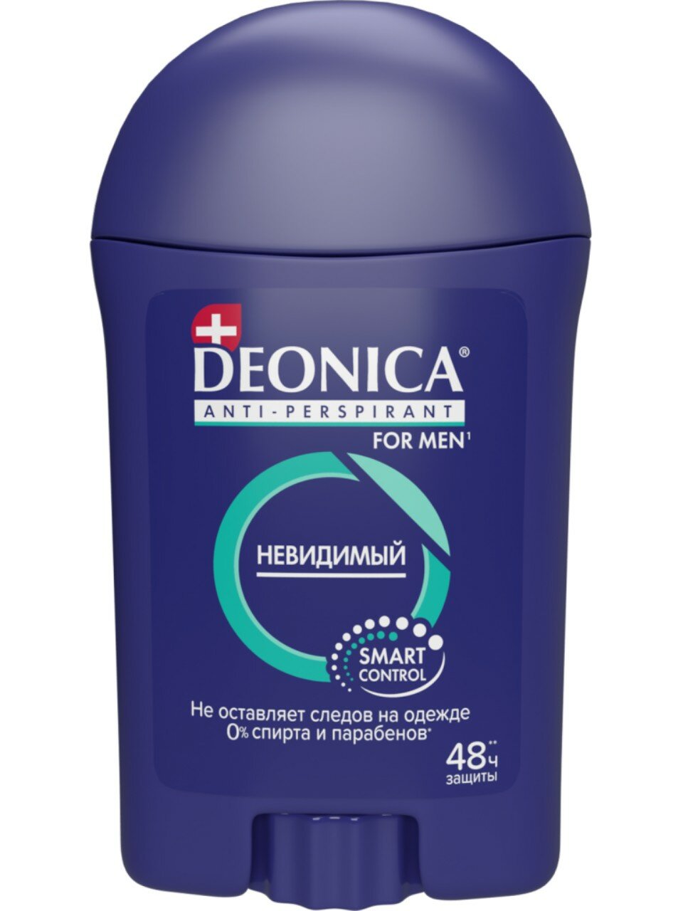 Мужской дезодорант-антиперспирант Deonica Невидимый стик 40 мл, защита от пота и запаха 48 часов без белых следов