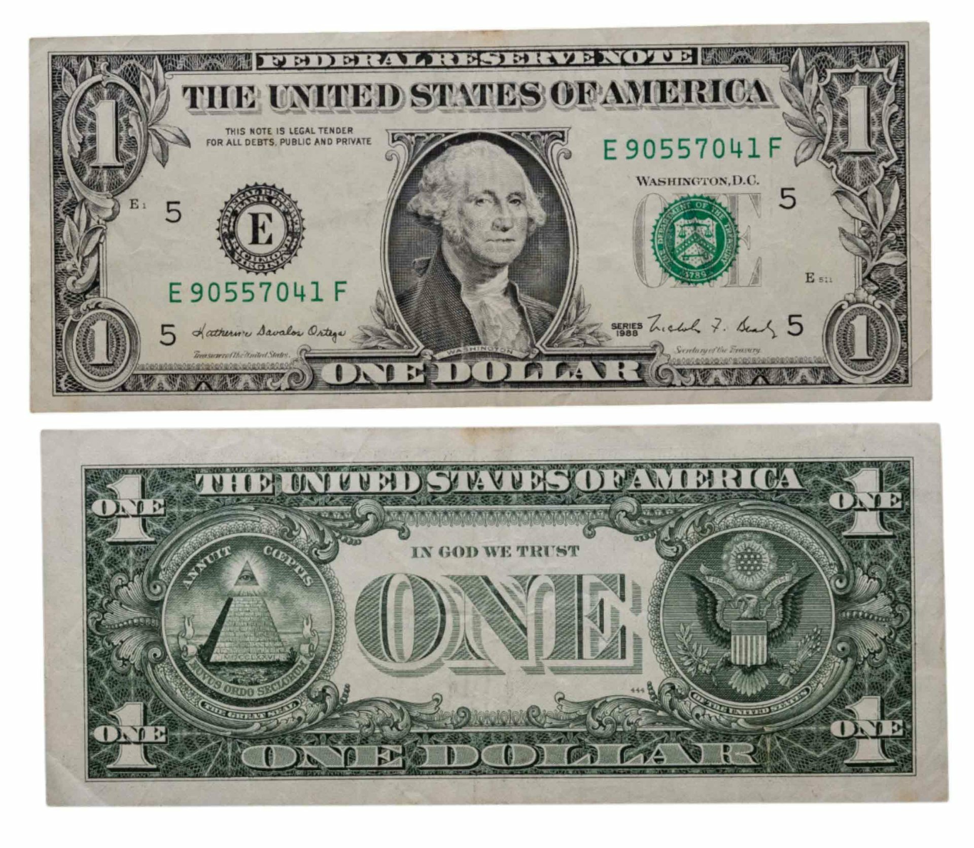 США 1 доллар 1988 A E-Ричмонд